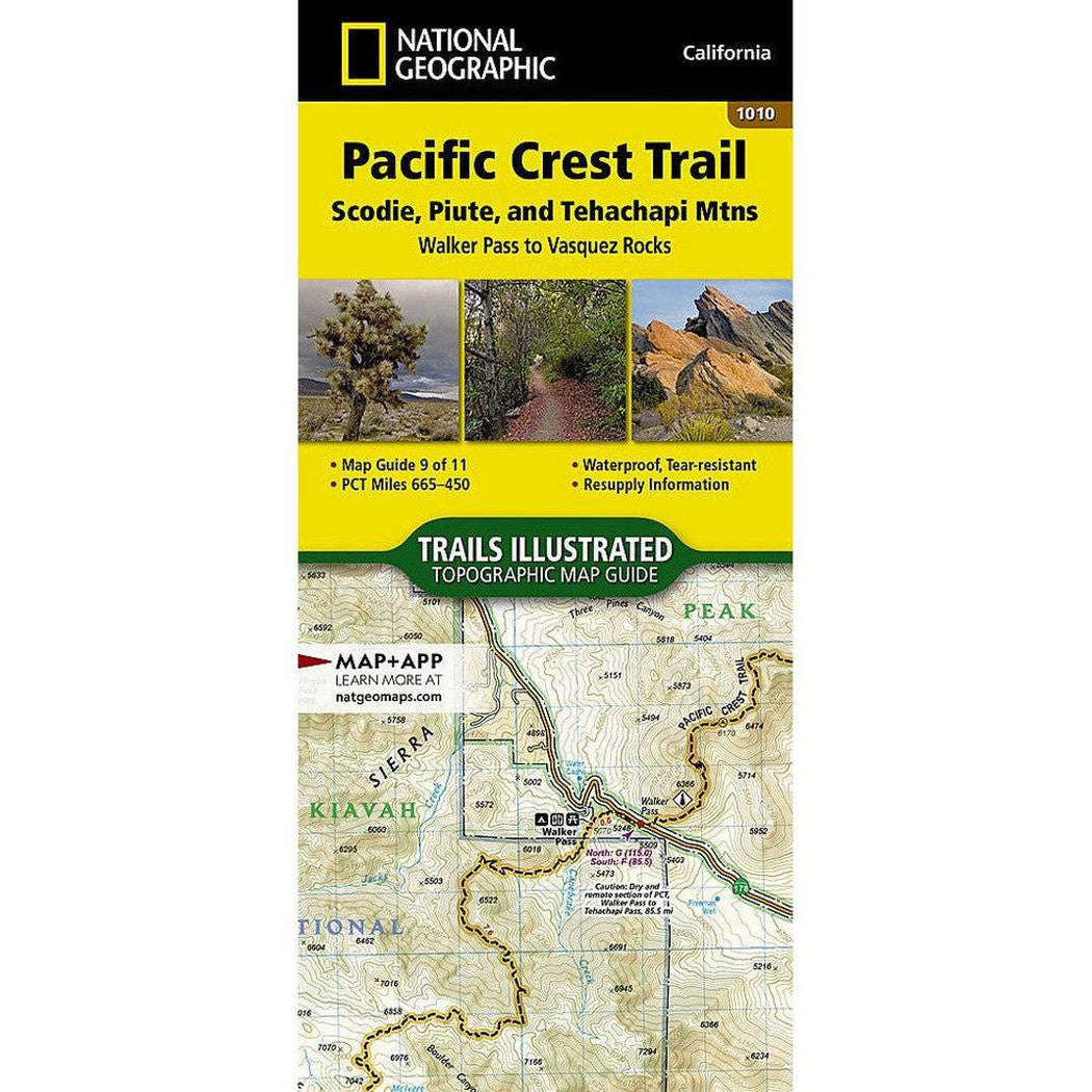 National Geographic Pacific Crest Trail: Scodie, Piute, and Tehachapi ...
